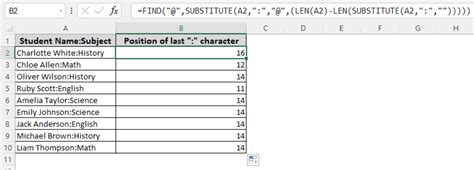 How To Find The Last Occurrence Of A Character In A String In Excel Excel Insider