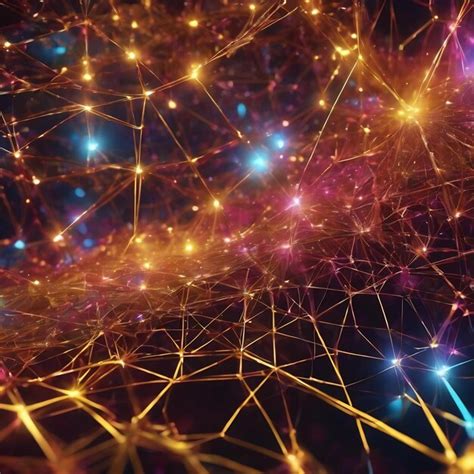Premium Ai Image 3d Render Of An Abstract Network Communications