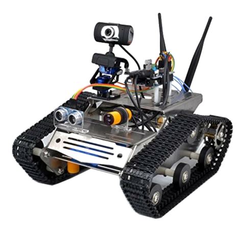 Probots Smart Wireless Tank Robot Car With PTZ Camera Wifi Programmable DIY Kit Buy Online India