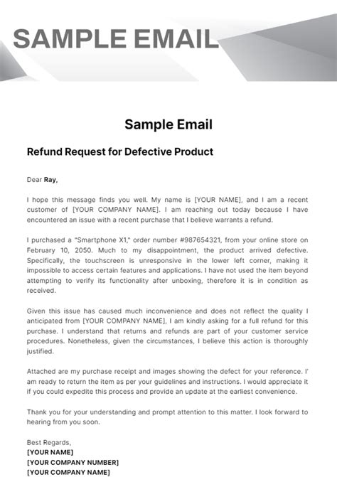 Sample Email Template Edit Online And Download Example