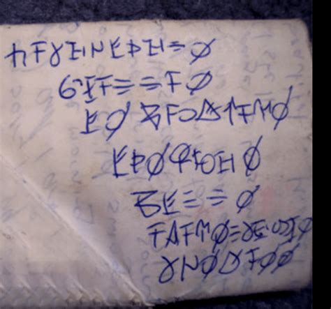 Old Letter Has Some Sort Of Cipher On The Outside I Lost The Tangible