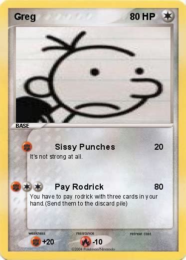 Pokémon Greg 9 9 Sissy Punches My Pokemon Card