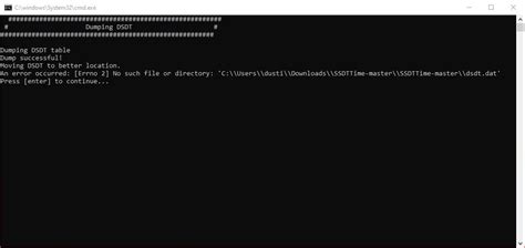 Iasl Error · Issue 9 · Corpnewt Ssdttime · Github