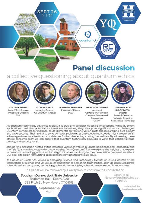 An Hour With An Expert Quantum Computing And Ethics Panel Discussion The Research Center On