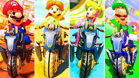 All Characters Master Cycle Celebrations Mario Kart 8 Deluxe Full