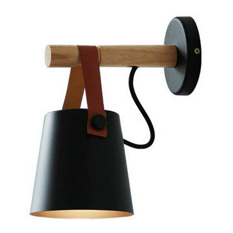 Aplique De Pared Infantil De Madera Con Diseño Nórdico Moderno
