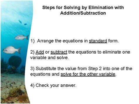 Warmup Elimination Using Addition And Subtraction