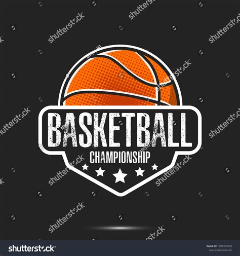 농구 로고 디자인 템플릿 농구 엠블럼 스톡 벡터로열티 프리 1807993909 Shutterstock