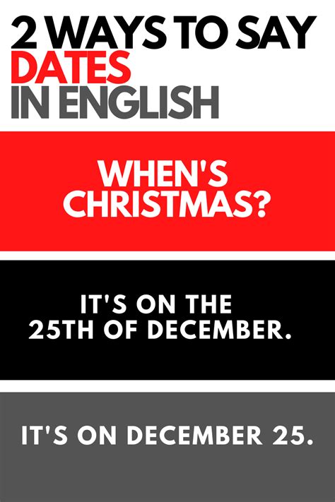 2 Ways To Say Dates In English Sayings Dating Jean Paul