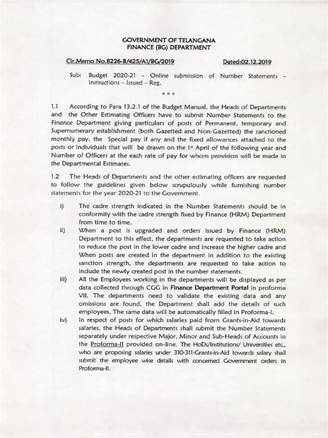 Number Statement 2020 21 Formats Pdf