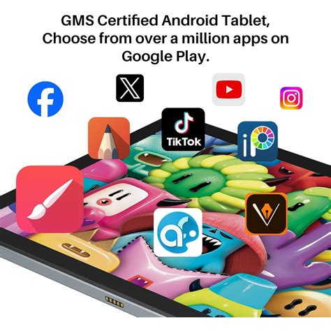 Графичен таблет Huion Kamvas Slate 10 Самостоятелен таблет за рисуване Android 12 8gb 128gb