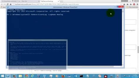 Windows Powershell Tutorial Remove Eventlog Youtube