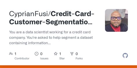 Github Cyprianfusicredit Card Customer Segmentation Using K Means Algorithm You Are A Data