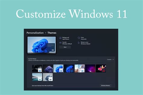how to customize windows 11 thoroughly