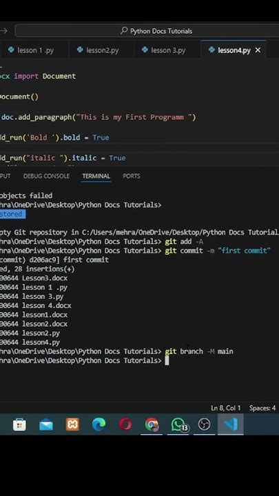How To Upload Python Project On Github From Vscode Github Python Vscode Youtube
