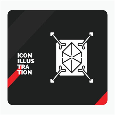 Red And Black Creative Presentation Background For Object Prototyping