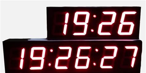 ethernet based clock divine cirkits and components display digital