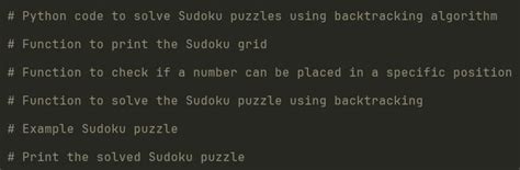 python sudoku backtracking algorithm tech problemsolving