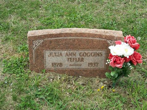Julia Ann Lee Tefler 1878 1937 Find A Grave Gedenkplek