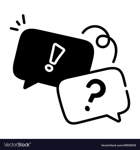 Question Answer Royalty Free Vector Image Vectorstock