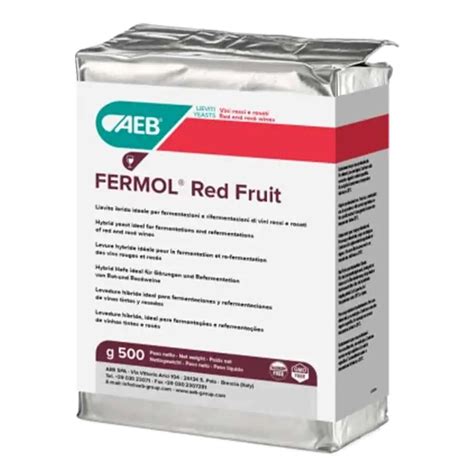 Aeb Fermol Red Fruit 500g Cellar Tek Supplies