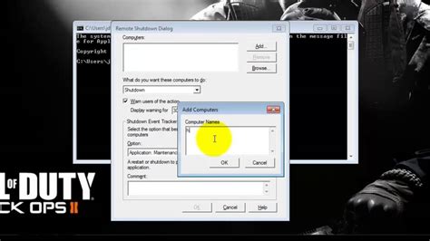 Cmd Remote Shutdown Computerslaptops Youtube