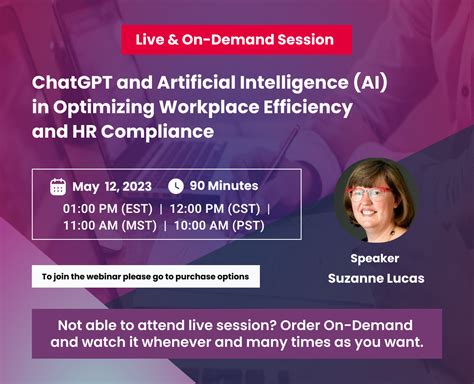 Chatgpt And Artificial Intelligence Ai In Optimizing Workplace Efficiency And Hr Compliance