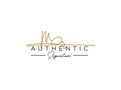Mo Signature Stock Illustrations 246 Mo Signature Stock Illustrations