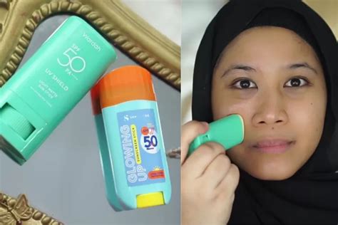 Wanita Ini Battle Review Sunscreen Stick Wardah Uv Shield Vs Somethinc