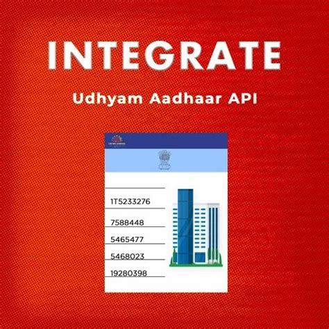 Pan India Udyam Aadhaar Api At Best Price In New Delhi Id 2853170836773