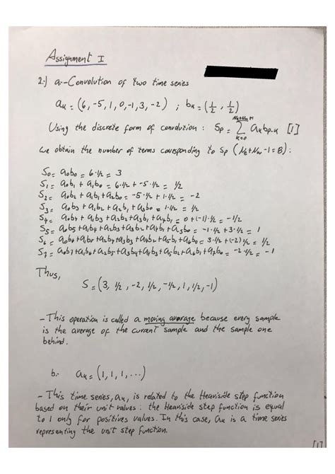 linear systems and convolution assignment i 9701b xxxxxxxxxxx