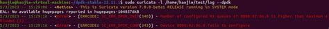 suricata with dpdk can not set up help suricata