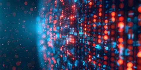 Symbolizing The Importance Of Encryption Data Streams Transformed Into Encrypted Symbols