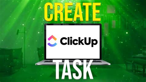 how to create task in clickup easy youtube