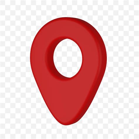 premium psd psd map pointer pin icon 3d render