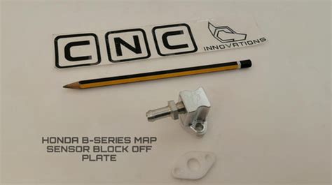 Honda B Series B16 B18 B20 Map Sensor Block Off Plate Cnc Innovations