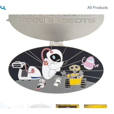 Disney Wall E Jumbo Pin Rogue Robots Jumbo Hinged Pin