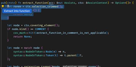 Improving Extract Function In Rust Analyzer Dorian Listens