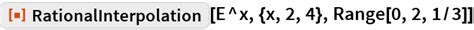 RationalInterpolation Wolfram Function Repository