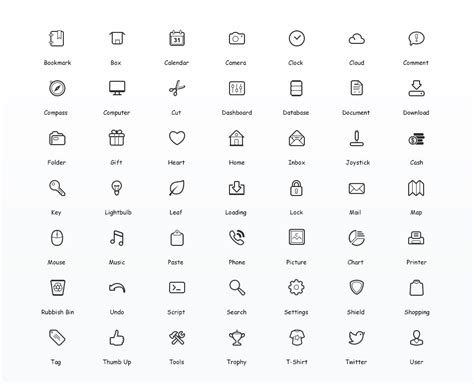 Simplicity Vector Icon Set Web Icon Set