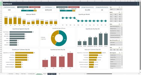 Consulting Services Control Spreadsheet EFinancialModels