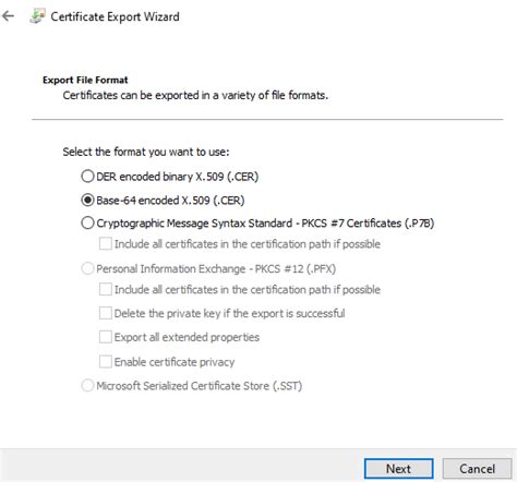 Export A Public Key From A Pfx File Flowgear Help Center
