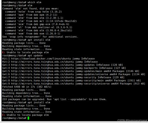 Linux 操作系统下 Elm命令介绍和使用案例linux中elm的用法 Csdn博客