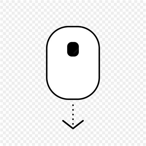 Premium Vector Scroll Down Computer Mouse Icon