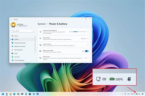 How to show Battery Percentage in Taskbar on Windows 11 - Pureinfotech