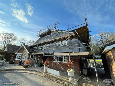 A Stunning Transformation Durasid® Original Cladding In Ral 7035 Grey The Fascia Division