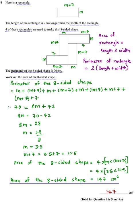 Gcse Geometry And Measures Questions And Answers