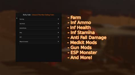 Edward The Man Eating Train Script I Inf Ammo I Inf Health I And So Much More Youtube