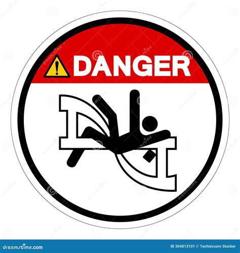 Danger Rotating Agitator Symbol Sign Vector Illustration Isolate On White Background Label
