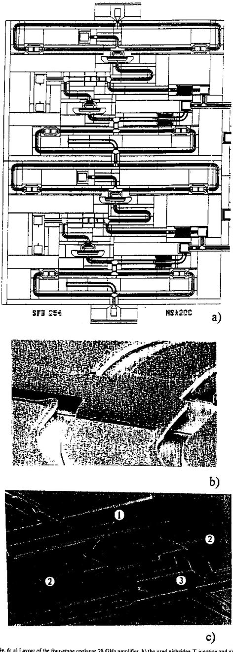 Figure 1 From Design Rules And Realisation Of Coplanar Circuits For